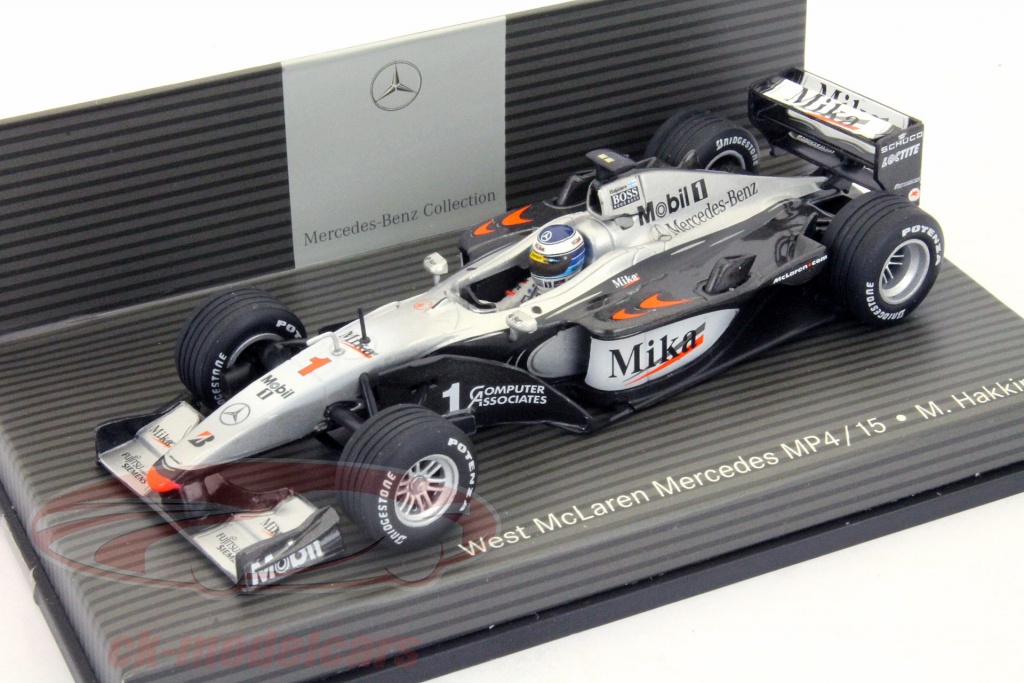 Minichamps 1:43 M. Hakkinen McLaren Mercedes MP4/15 formula 1 2000 ...