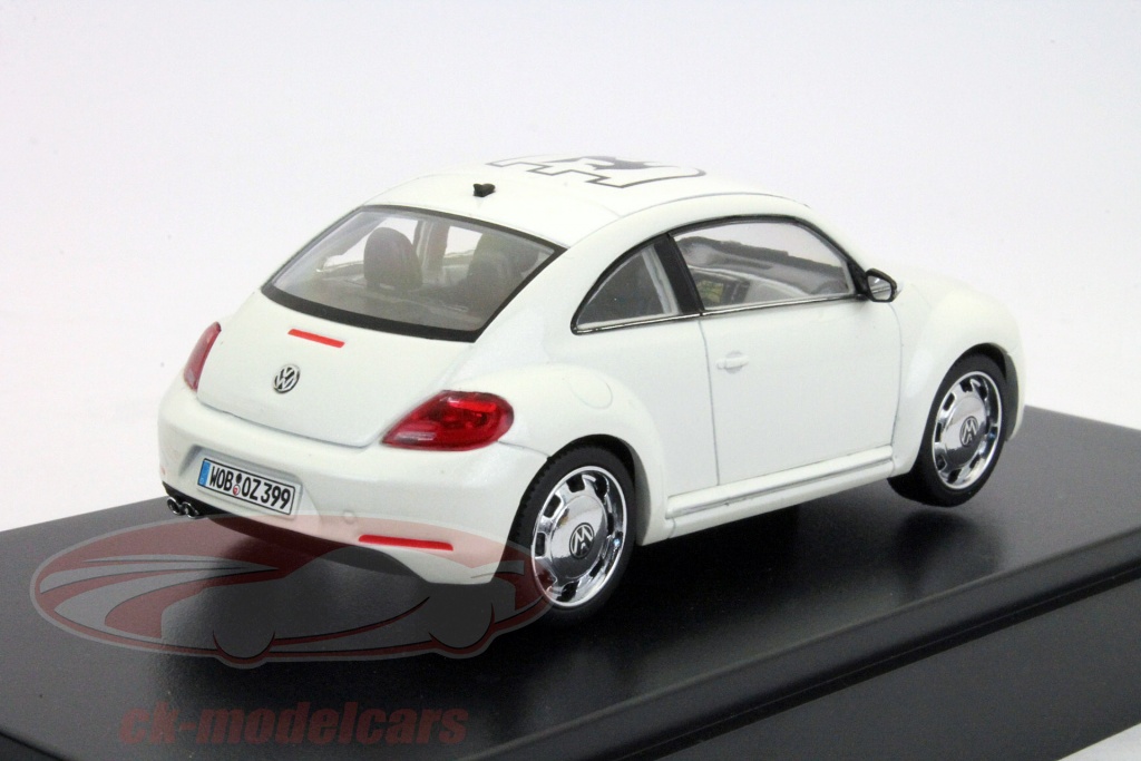 Schuco 1:43 Volkswagen VW Beetle bras en blanc 5C1.099.300.C.B9A modèle ...