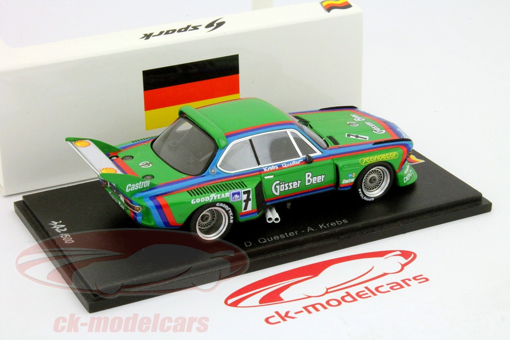 Spark 1:43 BMW CSL #7 Winner 1000km Nurburgring 1976 Quester, Cancer ...