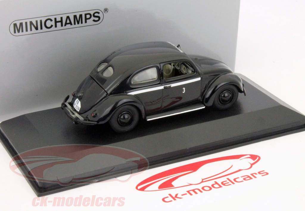 Minichamps 1:43 Volkswagen VW Käfer 1200 Baujahr 1947 British Car Hire ...