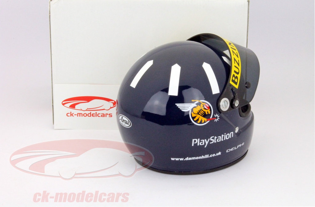 Bell 1:2 Damon Hill Jordan Mugen Honda Formula 1 1998 Helmet CK model car CK