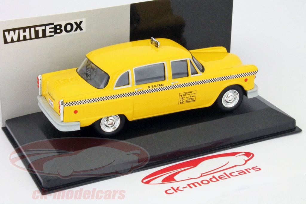 WhiteBox 1:43 New York Checker Cab Taxi A11 1980 186639 model car 186639