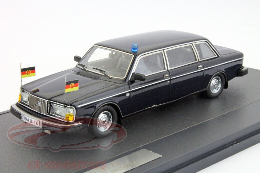 Matrix 1:43 Volvo 264 TE DDR State limousine dark blue 12106-023 モデル 車 ...