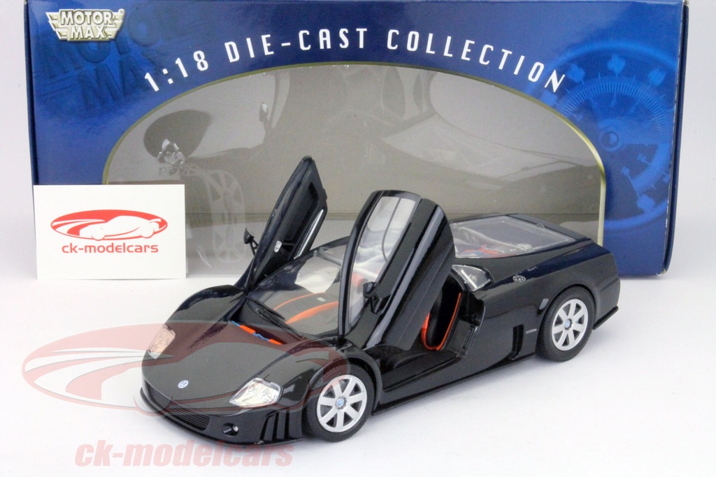 MotorMax 1:18 Volkswagen VW Nardo W12 Mostrar Negro Car PR102 modelo ...