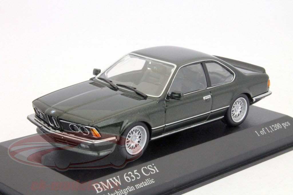 Minichamps 1:43 BMW 635 CSI (E24) year 1982 grün 430025125 model car ...