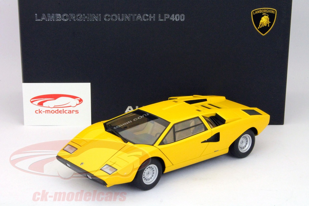 AUTOart 1:18 Lamborghini Countach LP400 Baujahr 1974 gelb 74646 ...