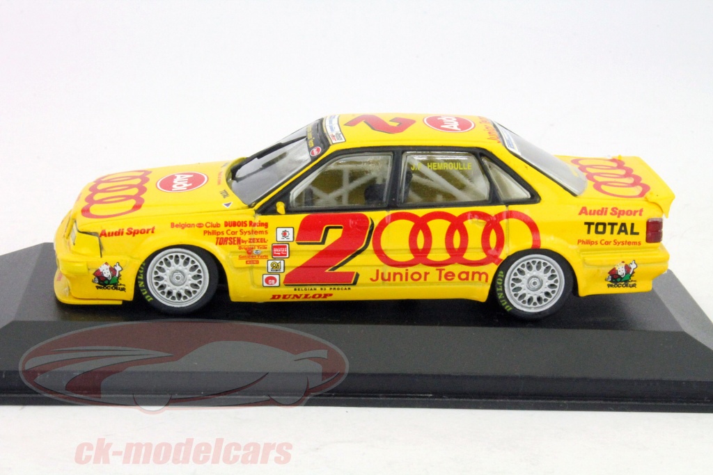 Minichamps 1:43 J. Hemroule Audi V8 Quattro Evolution Belgian Procar ...