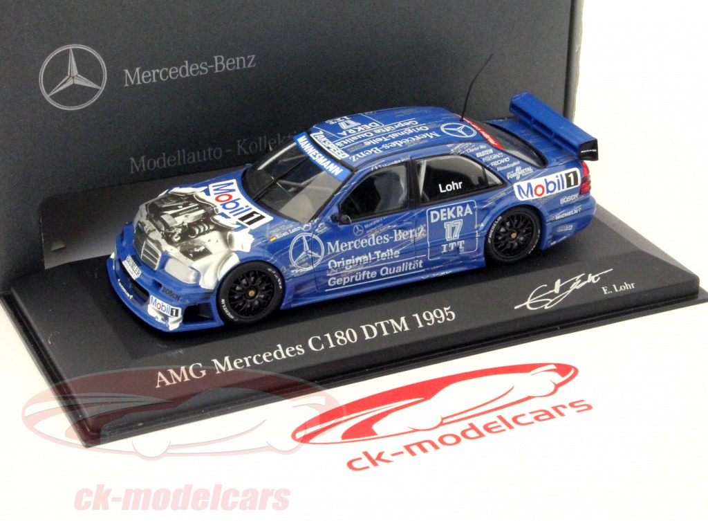 Minichamps 1:43 E. Lohr C180 AMG Mercedes DTM 1995 #17 MB B66005013 modèle voiture B66005013