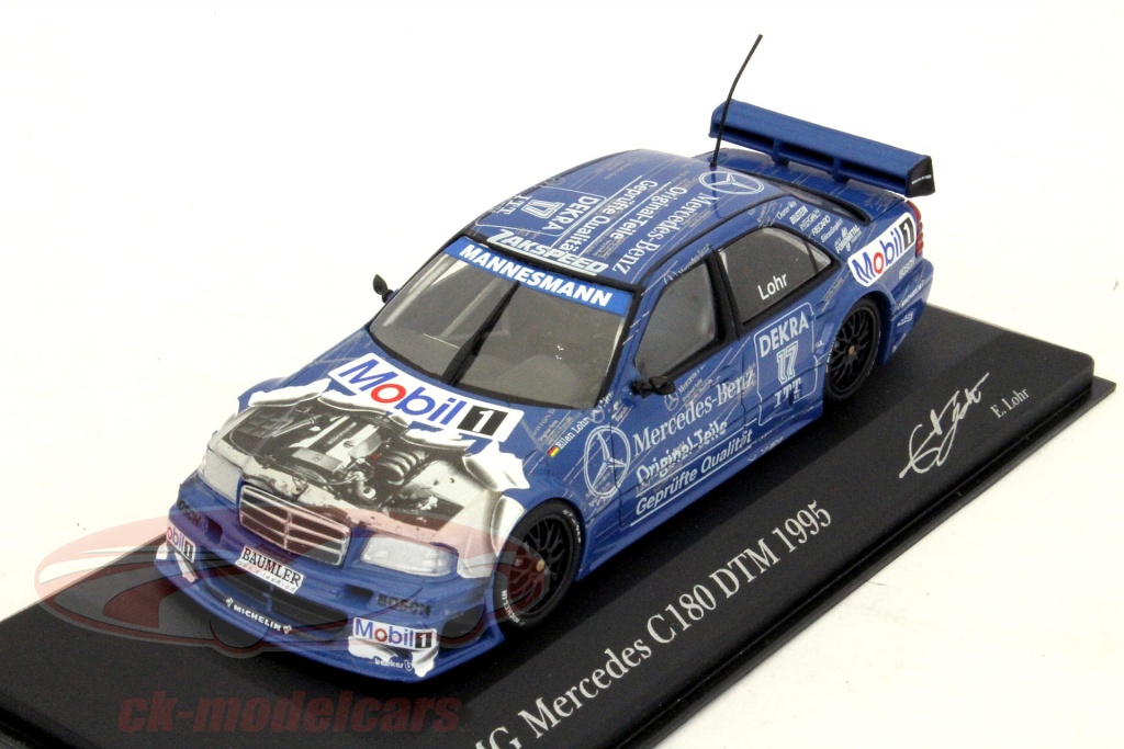 Minichamps 1:43 E. Lohr C180 AMG Mercedes DTM 1995 #17 MB B66005013 ...