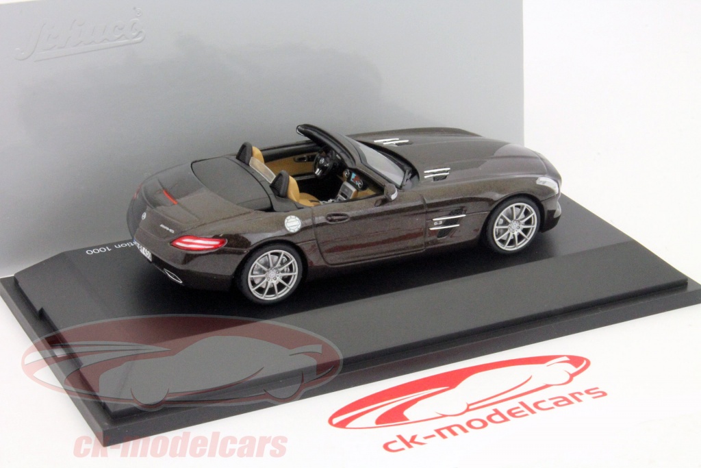 Schuco 1:43 Mercedes Benz SLS AMG Roadster (A197) year 2013 brown ...