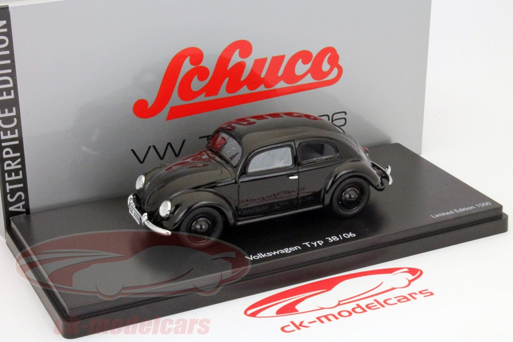 Schuco 1:43 フォルクスワーゲンVWタイプ38/06ブラックモデル 分 450889000 モデル 車 450889000 ...