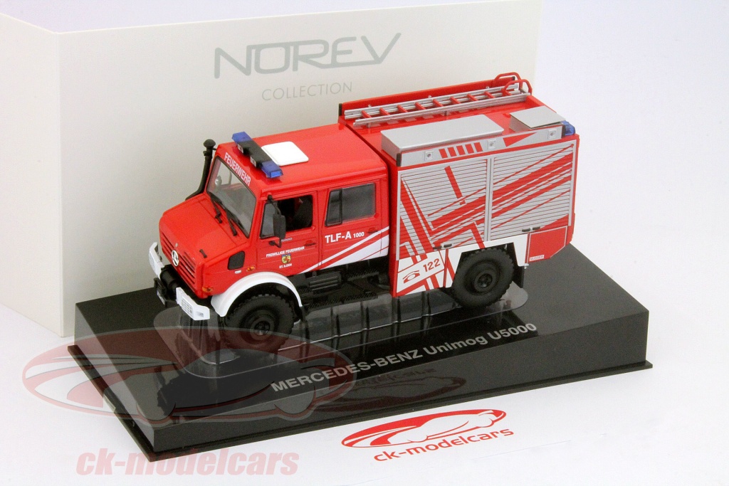 Norev 1:43 Mercedes Benz Unimog U5000 Fire 351167 model auto 351167 ...