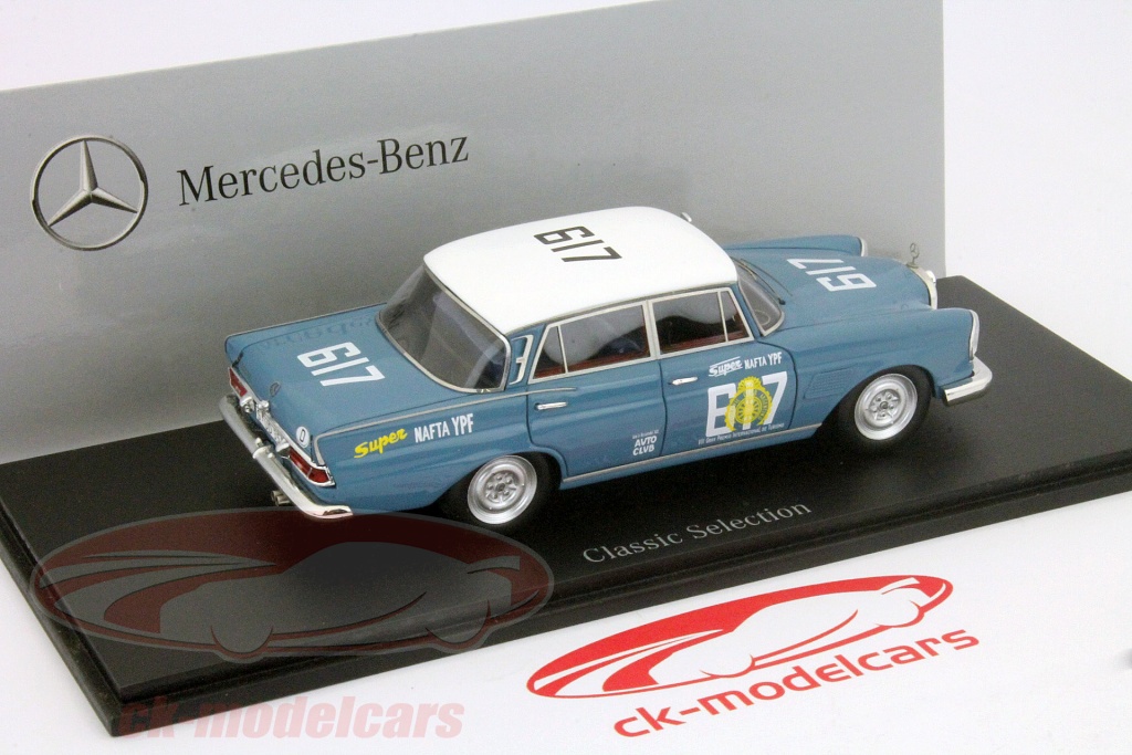 Spark 1:43 Mercedes-Benz 300 SE #617 voiture de rallye en 1964 lumière ...