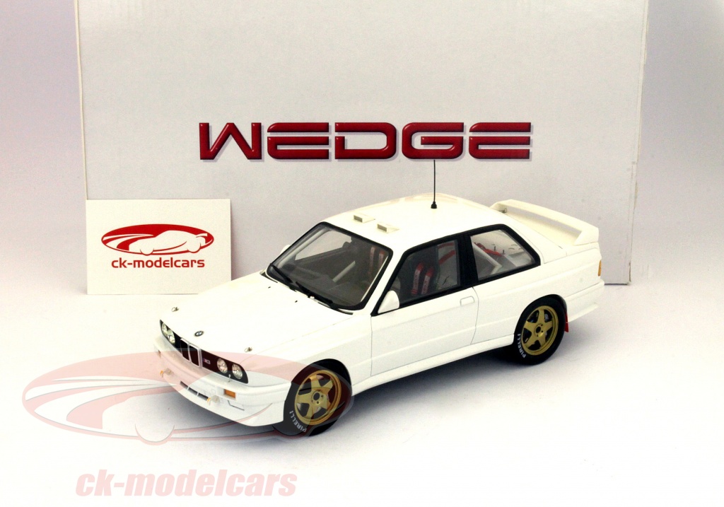Wedge 1:18 BMW 3er (E30) M3 Rally Plain Body Version white WG0002 model ...