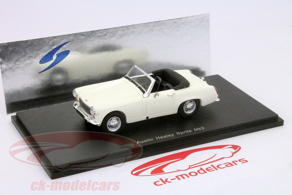 Spark 1:43 Austin Healey Sprite MKII white S4125 model car S4125 ...
