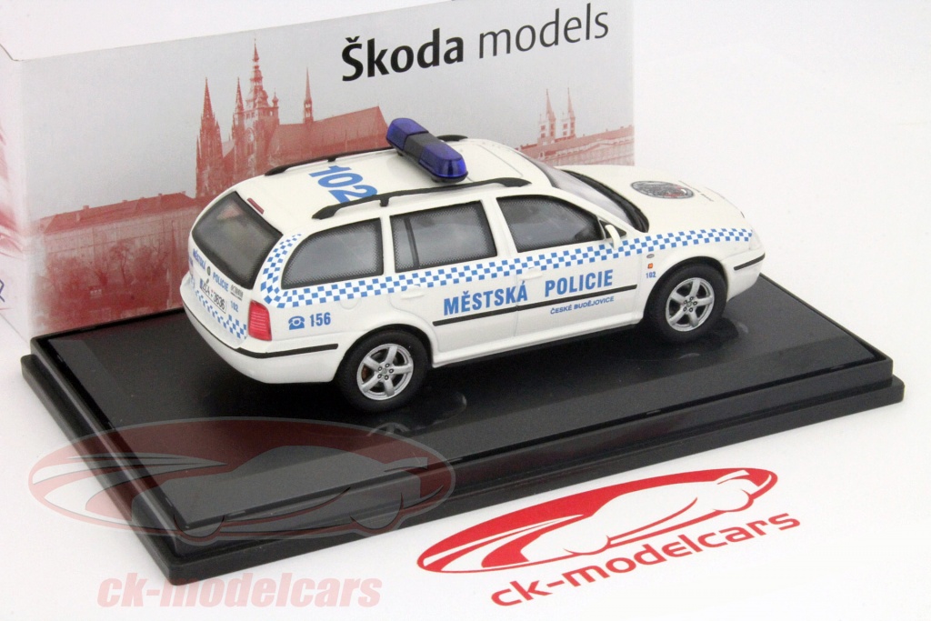 Abrex 1:43 Skoda Octavia Combi Police CK9992049 model car CK9992049