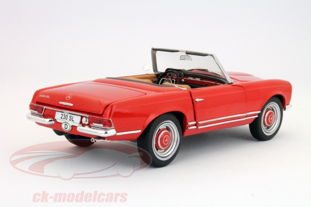 WhiteBox 1:24 Mercedes Benz 230 SL (W113) Pagode rouge WB124002 modèle ...