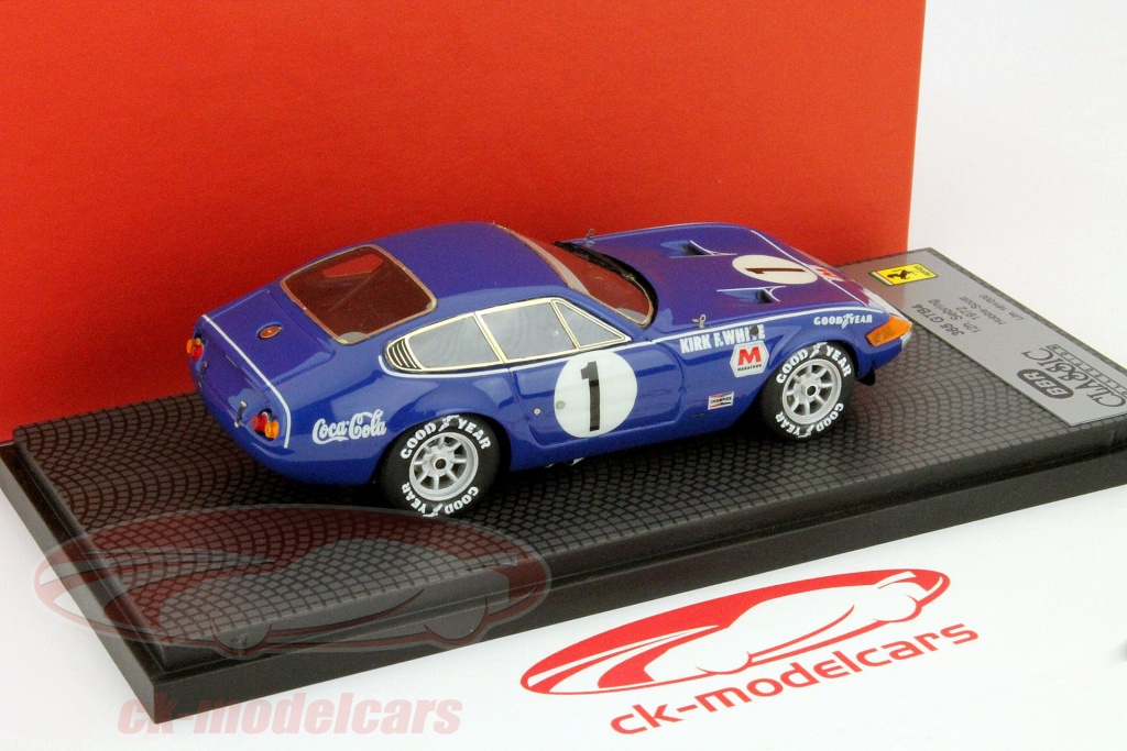 BBR Models 1:43 Ferrari 365 GTB4 #1 12h Sebring 1972 Hobbs, Scott BC49 ...
