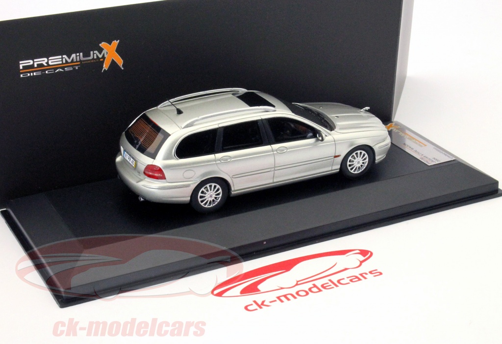 Premium X 1:43 Jaguar X-Type estate built in 2004 silver PR0195 model ...