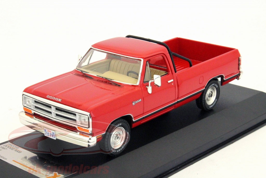 Premium X 1:43 Dodge Ram 1987 roja X PRD259 modelo coche PRD259 9580015700306