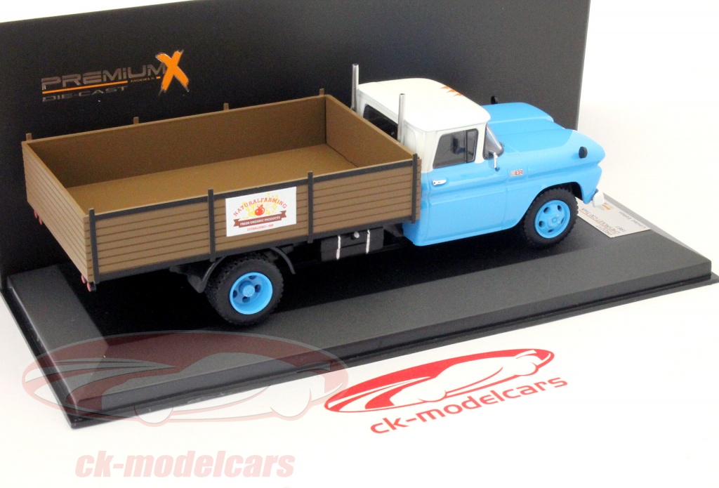 Premium X 1:43 Chevrolet C30 truck year 1961 light blue / white PRD217 ...