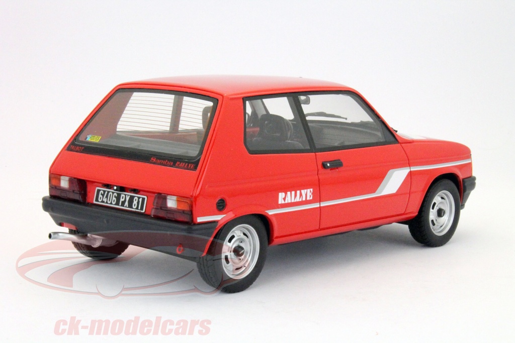 Ottomobile 1:18 Talbot Samba Rallye Red OT112 model car OT112 9580010201754