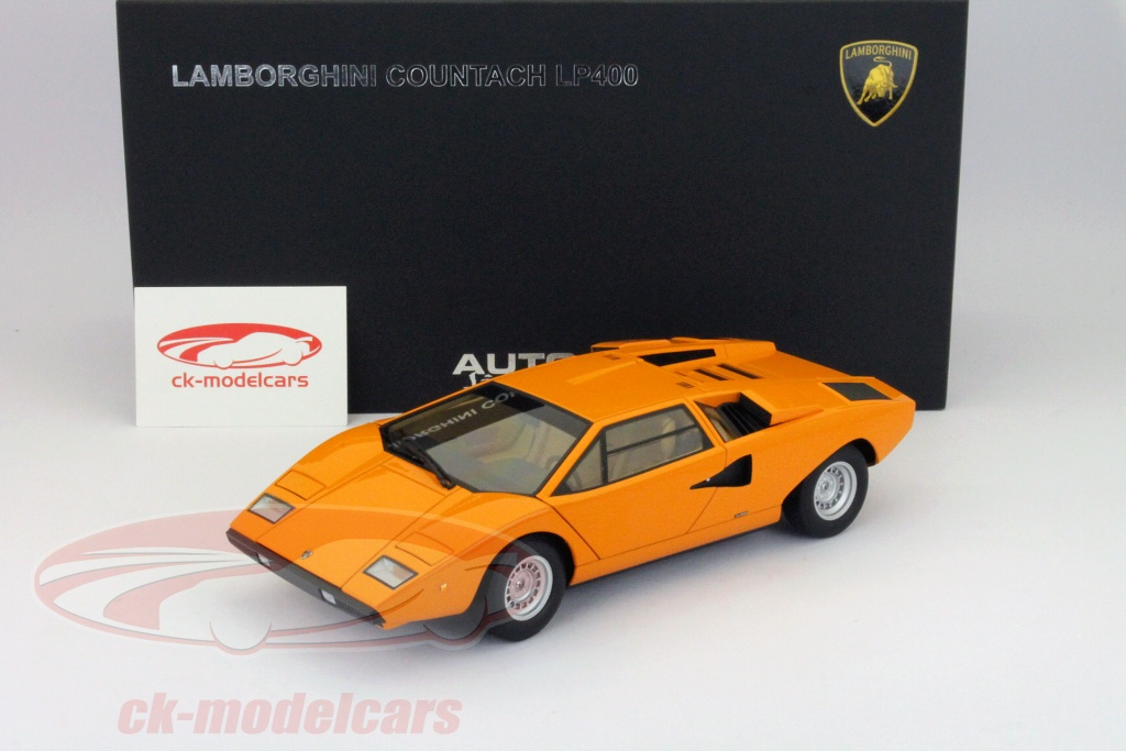 AUTOart 1:18 Lamborghini Countach LP400 Baujahr 1974 orange 74647 ...