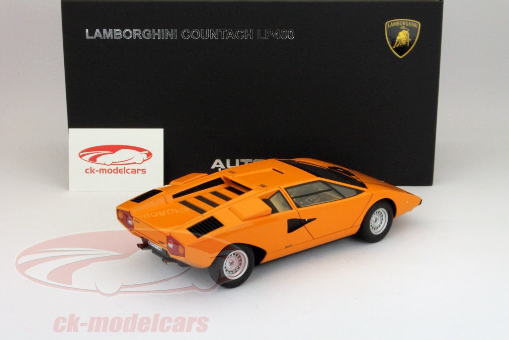 AUTOart 1:18 Lamborghini Countach LP400 Baujahr 1974 orange 74647 ...