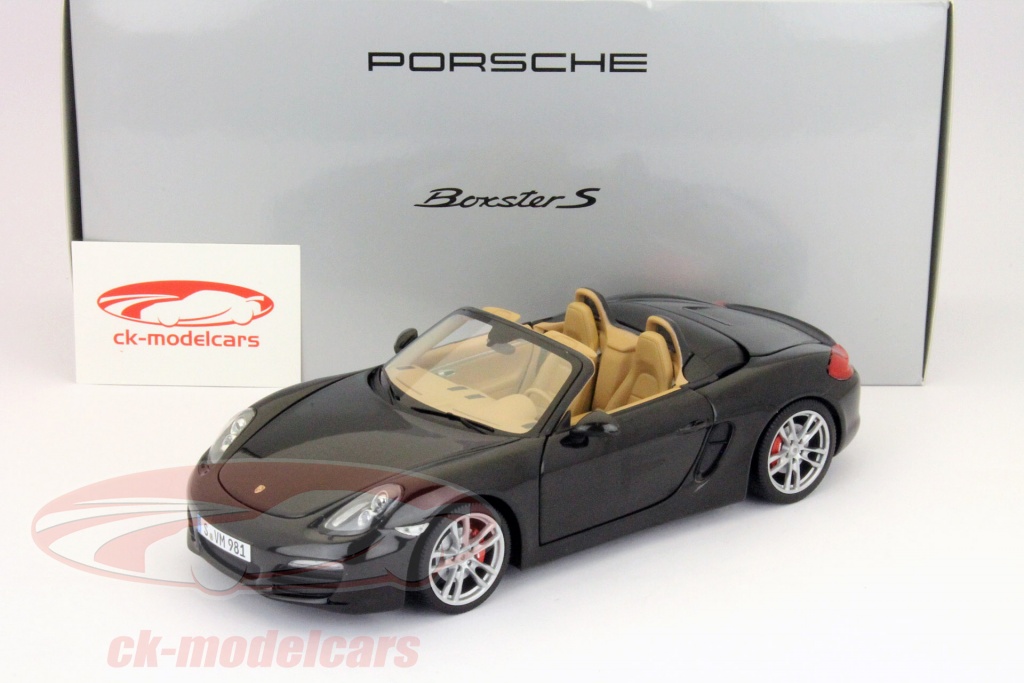Minichamps 1:18 Porsche Boxster S (981) Baujahr 2012 schwarz WAP0210160C Modellauto WAP0210160C