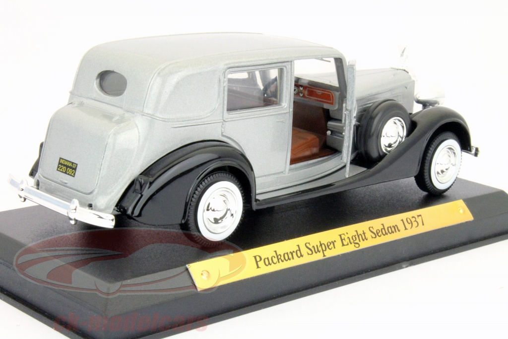 AutoDelite 1:43 Packard Super Eight Sedan year 1937 silber CK9992109 ...