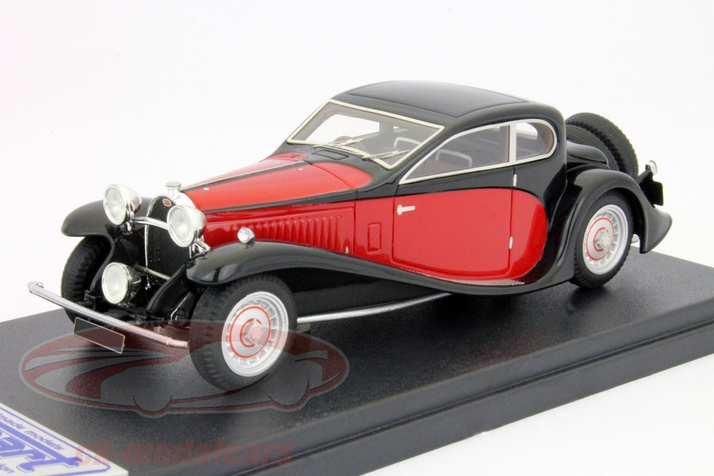 LookSmart 1:43 Bugatti Type 50T year 1930 black red LS416B model car LS416B