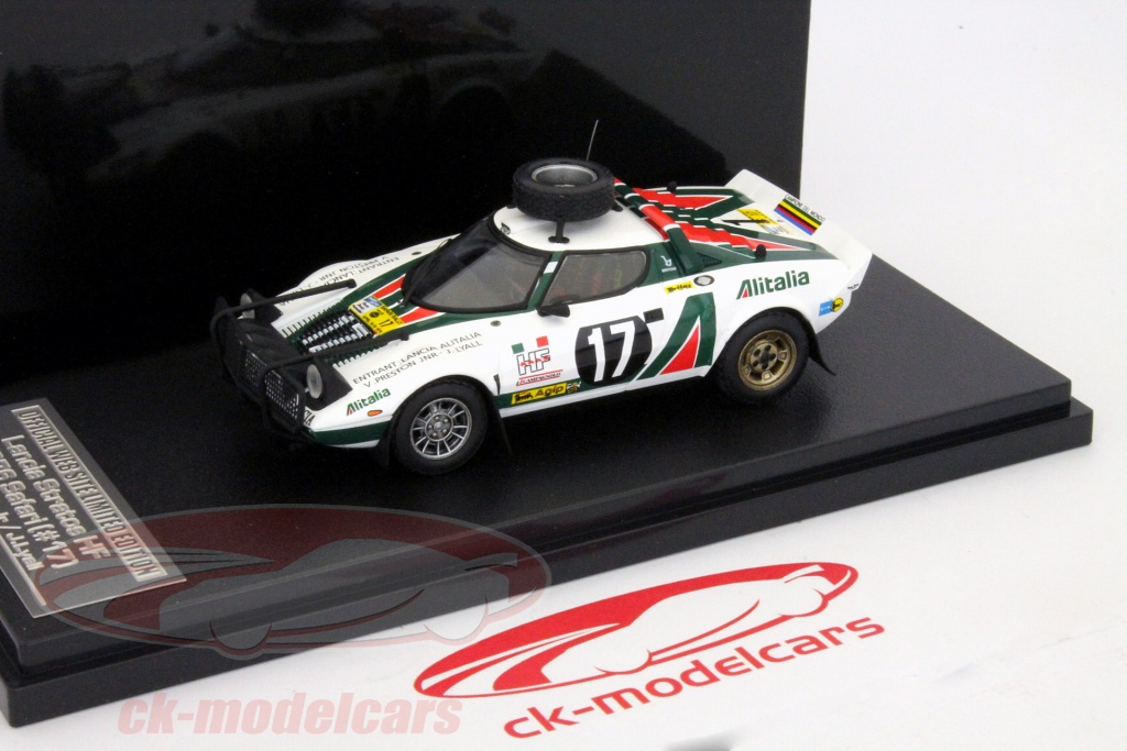 HPI 1:43 Lancia Stratos HF #17 Safari Rally 1976 Preston, Lyall 8296 ...