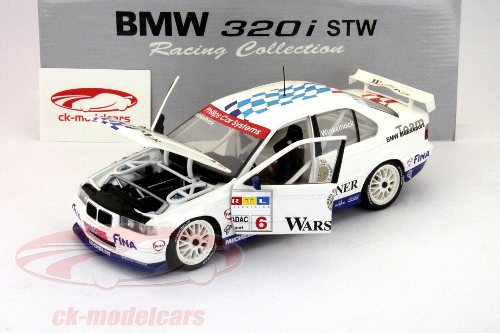 UT-Models 1:18 #6 1997 BMW 320i STW Winkelhock UT Models 39741 modèle ...
