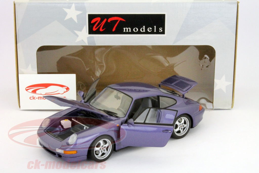 UT-Models 1:18 Porsche Carrera S purple metallic UT Models 27828 model ...