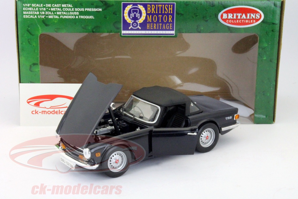 Britain Collectibles 1:18 Triumph TR6 schwarzmetallic 7898 Modellauto ...