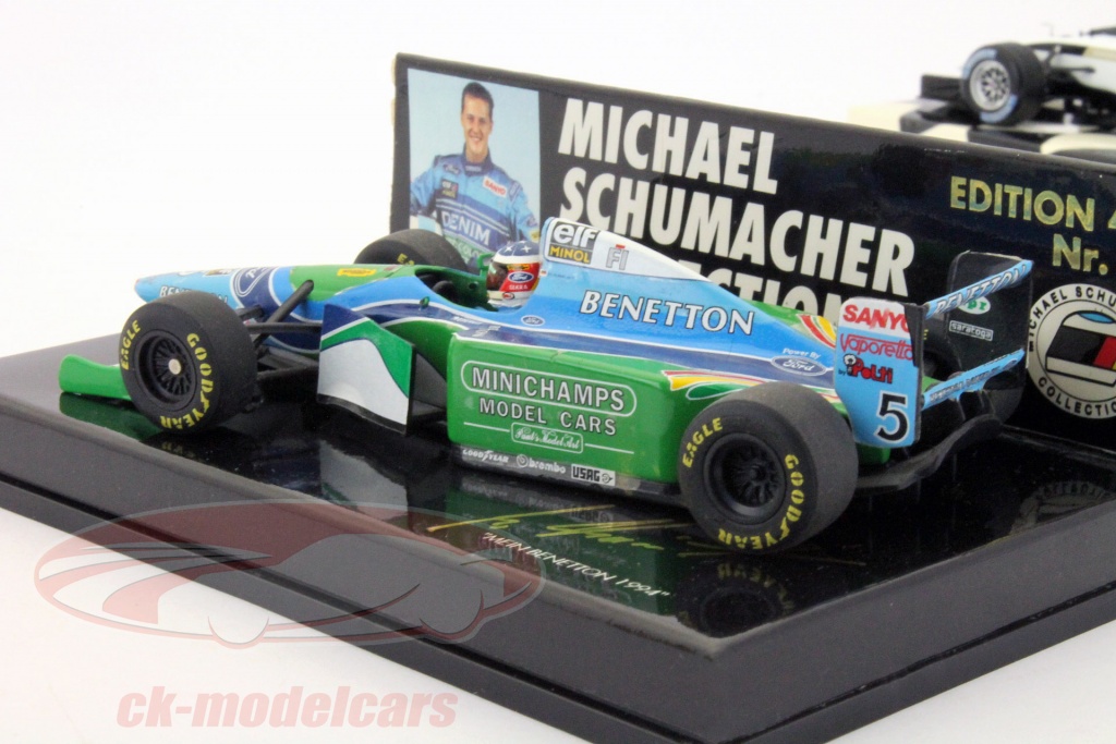 Minichamps 1:43 Michael Schumacher Benetton Ford B194 Formula 1 1994 ...