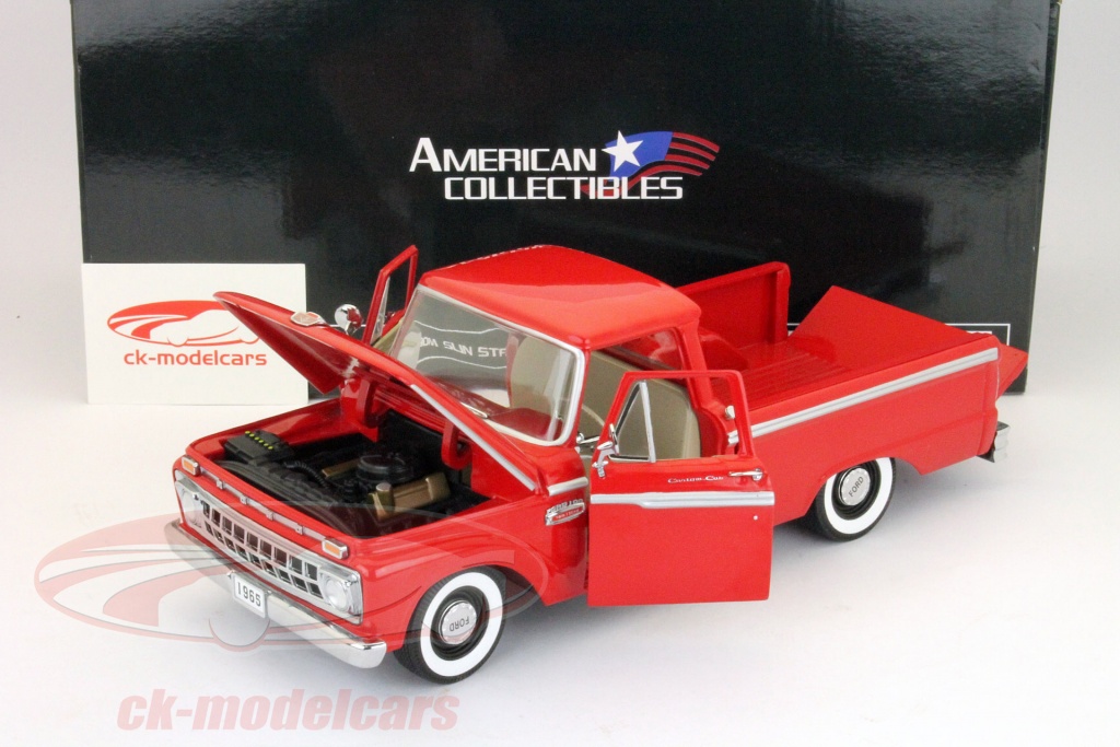 Sun Star Models 1:18 Ford F-100 Custom Cab Pick-up 1965 red 1287 model ...