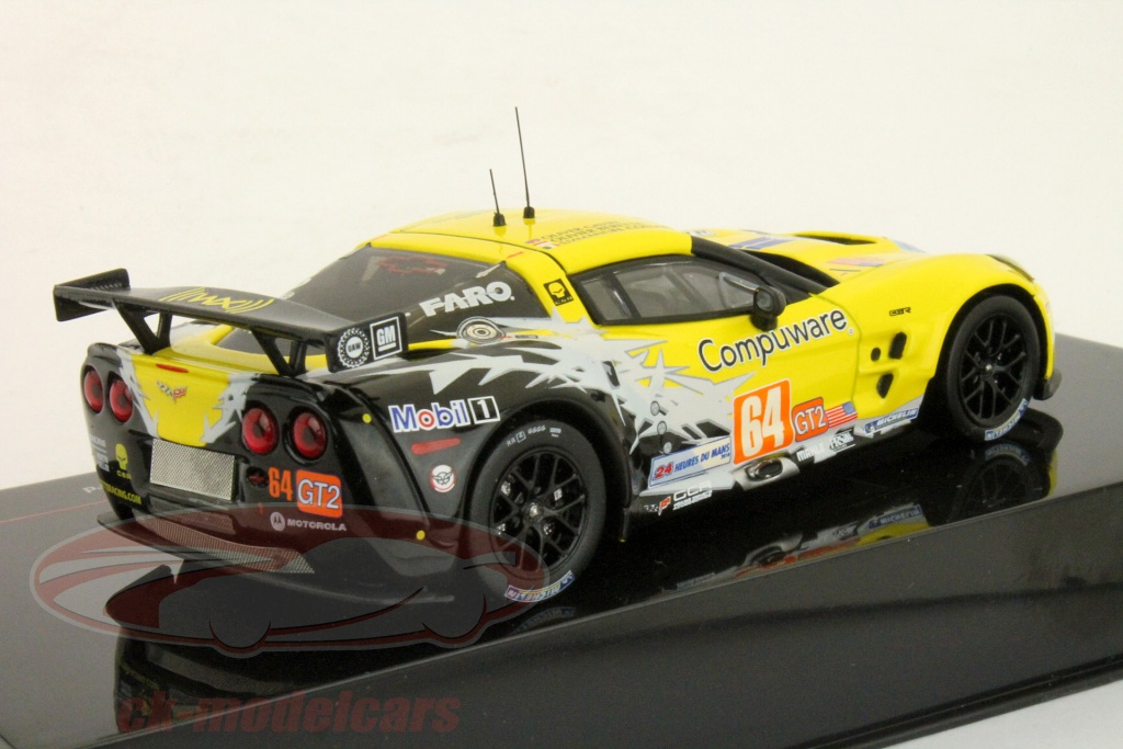 Ixo 1:43 C6 Corvette ZR1 LMGT2 #64 24h Le Mans 2010 Gavin, Beretta, col LMM199 modelo coche ...