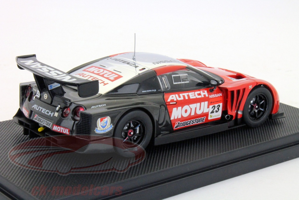 Ebbro 1:43 Motul Autech Nissan R35 GTR voiture d'essai N° 23 super GT500 2011 Okayama 44534 ...
