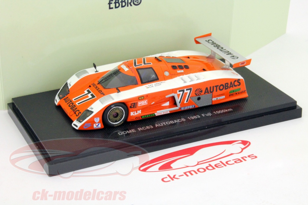 Ebbro 1:43 Autobacs Dome RC83 #77 Fuji 1000km Needell 1983, Elgh 44477 ...