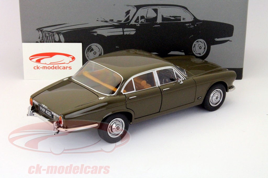 ParagonModels 1:18 Jaguar XJ6 Series 1 4.2 RHD Baujahr 1968 sable braun ...
