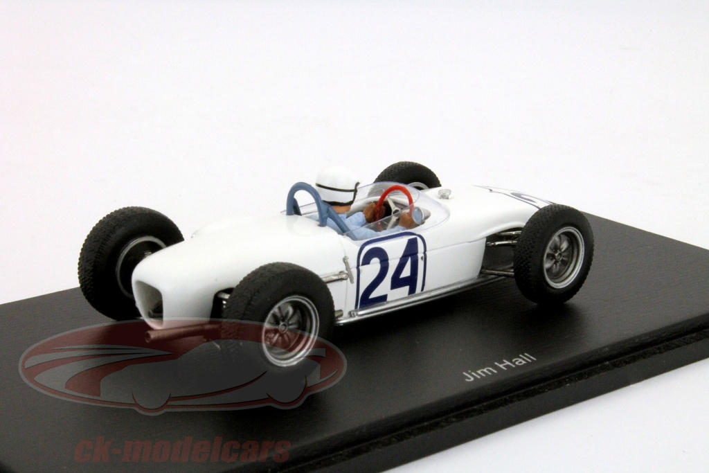 Spark 1:43 Jim Hall #24 Lotus 18 USA GP Formula 1 1960 S1841 model car ...