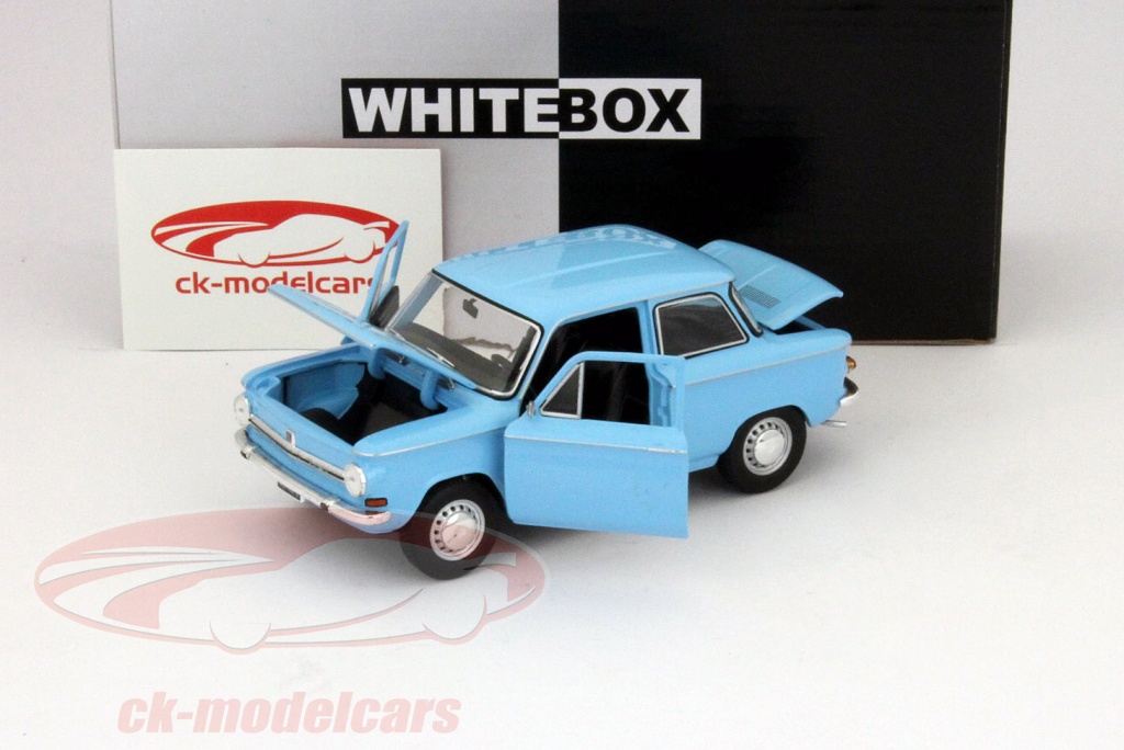 WhiteBox 1:24 NSU Prinz 4L year 1970 light blue WB124014 model car ...