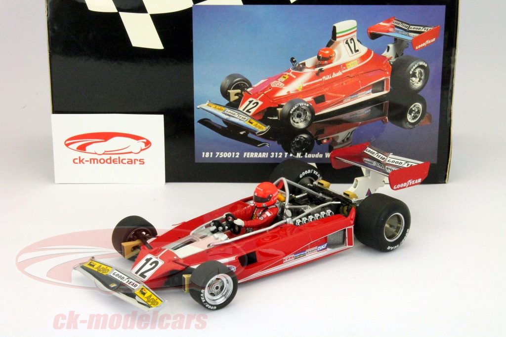 Minichamps 1:18 Niki Lauda Ferrari 312T #12 Formula 1 World Champion ...