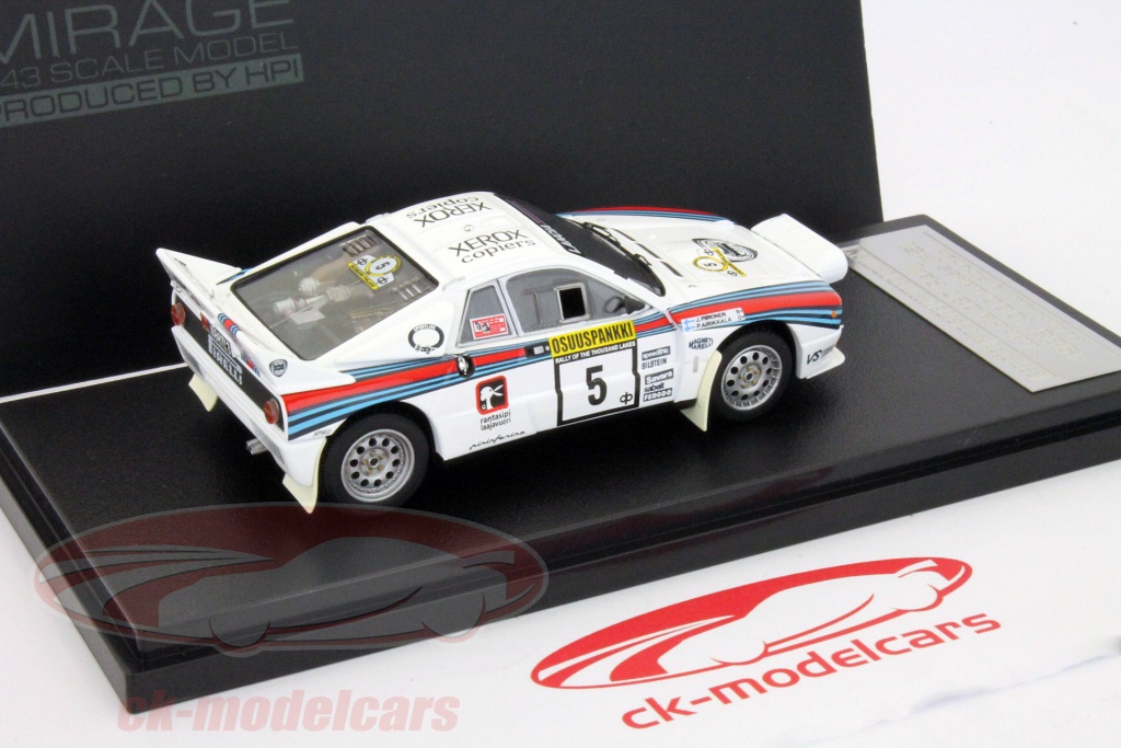 HPI 1:43 Lancia 037 Rally #5 1000 1983 Lagos Airikkala, Piironen 8298 ...