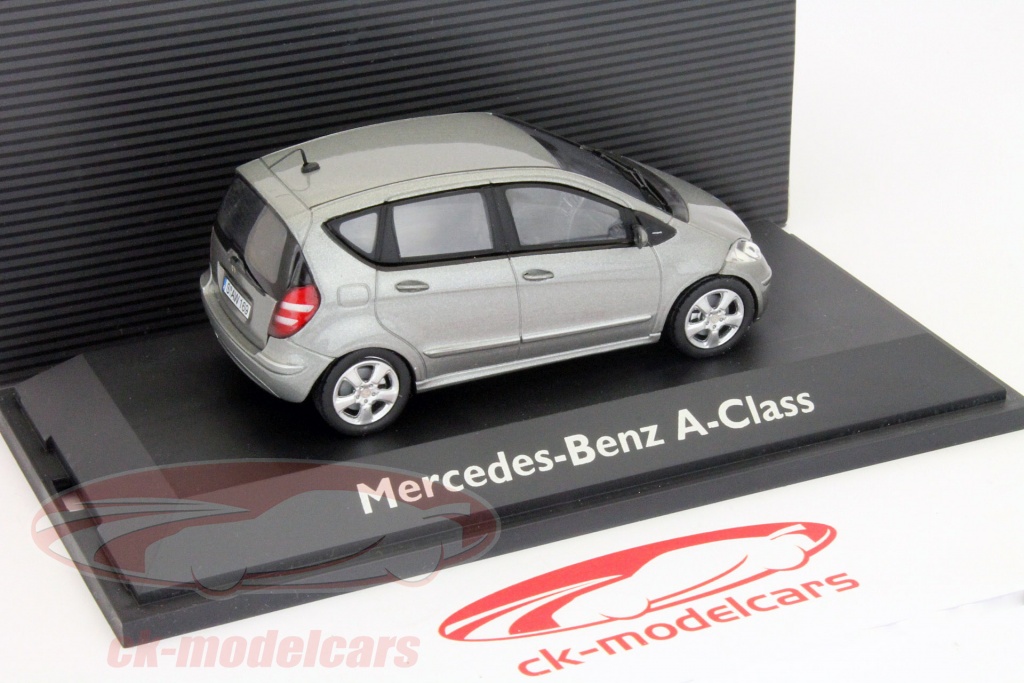 Herpa 1:43 Mercedes Benz A-Class (169) Year 2004 polar silver MB ...