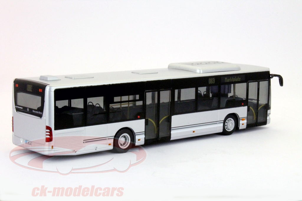 Rietze 1:43 Mercedes-Benz Citaro bus with silver stripes B66004062 ...