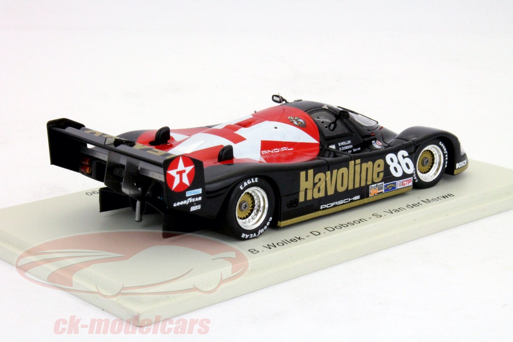 Spark 1:43 Porsche 962 #86 3 Place 24h Daytona 1990 Wollek, Dobson, Van ...