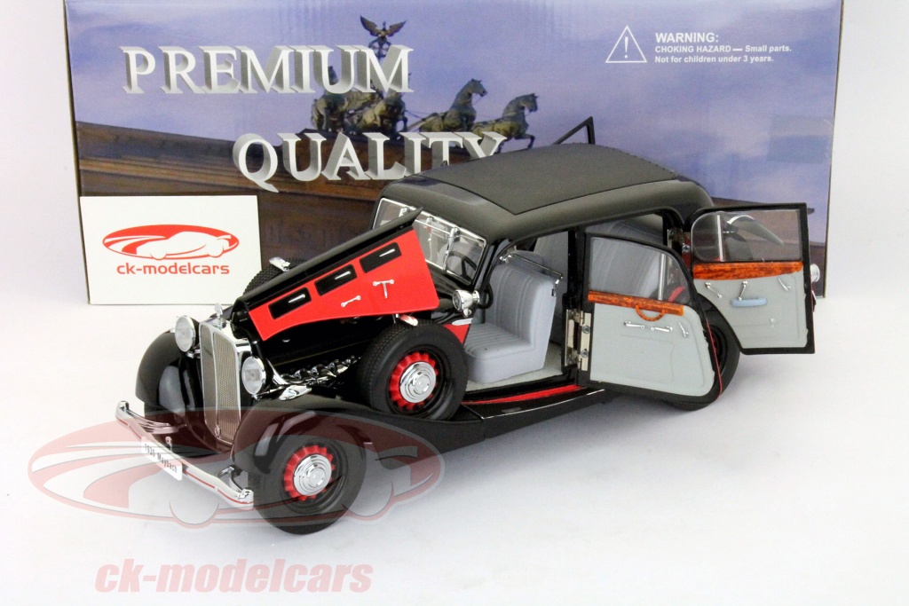 Signature Models 1:18 Maybach SW 35 year 1935 with Hardtop black / red ...