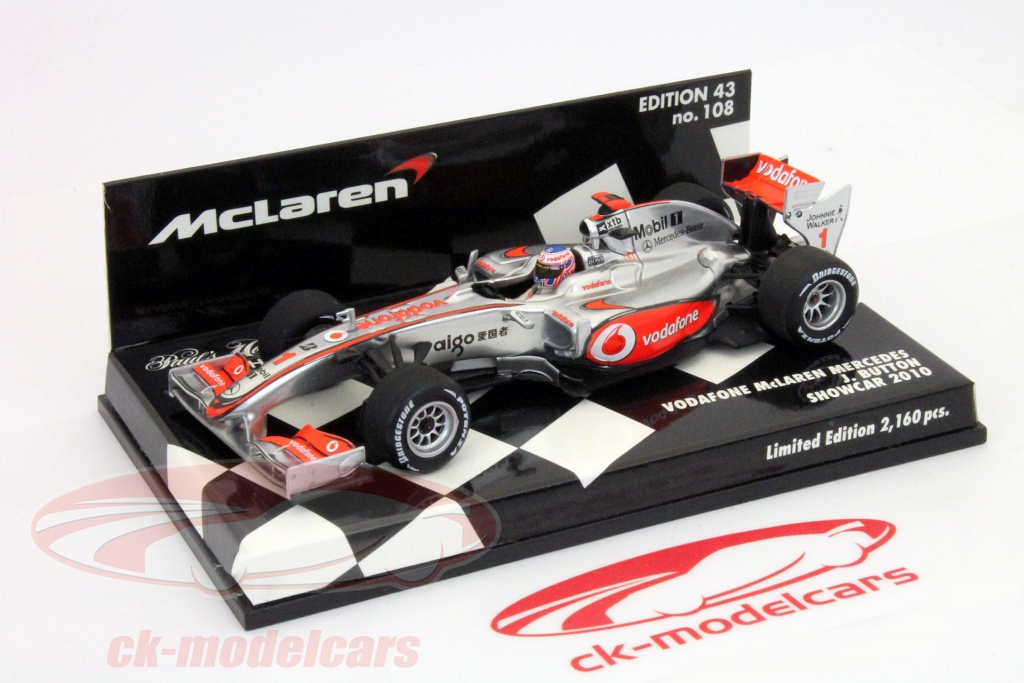 Minichamps 1:43 J. Button McLaren Mercedes MP4-25 Showcar Formula 1 ...